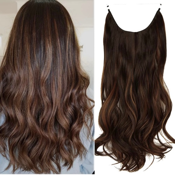 Accessories | 22 Inch Fish Line Band Halo Hair Extension | Poshmark